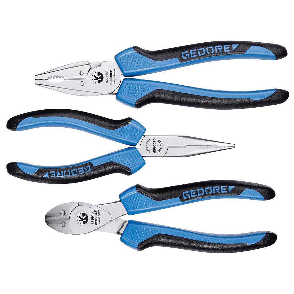 PLIER GED SET 200MM 3PC S8003-JC