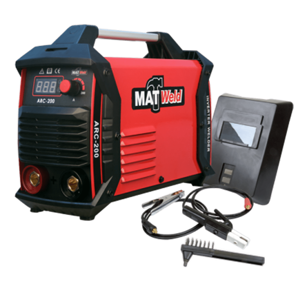 MATWELD WELDER INVERT RED ALUMINIUM 200A